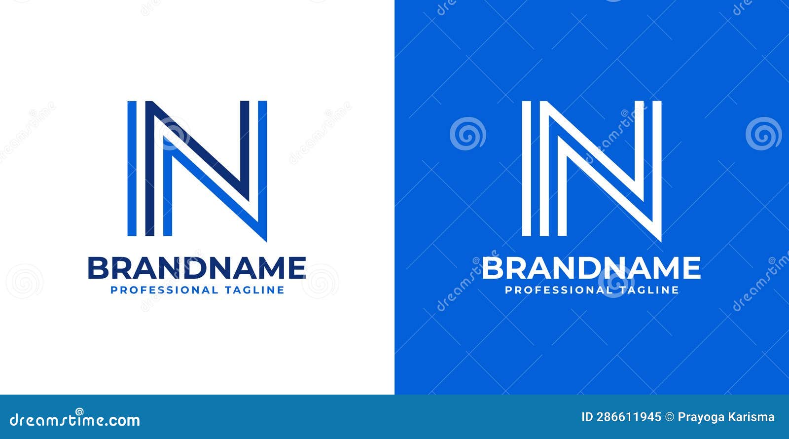 Letter in Line Monogram Logo, Suitable for Business with in or NI ...