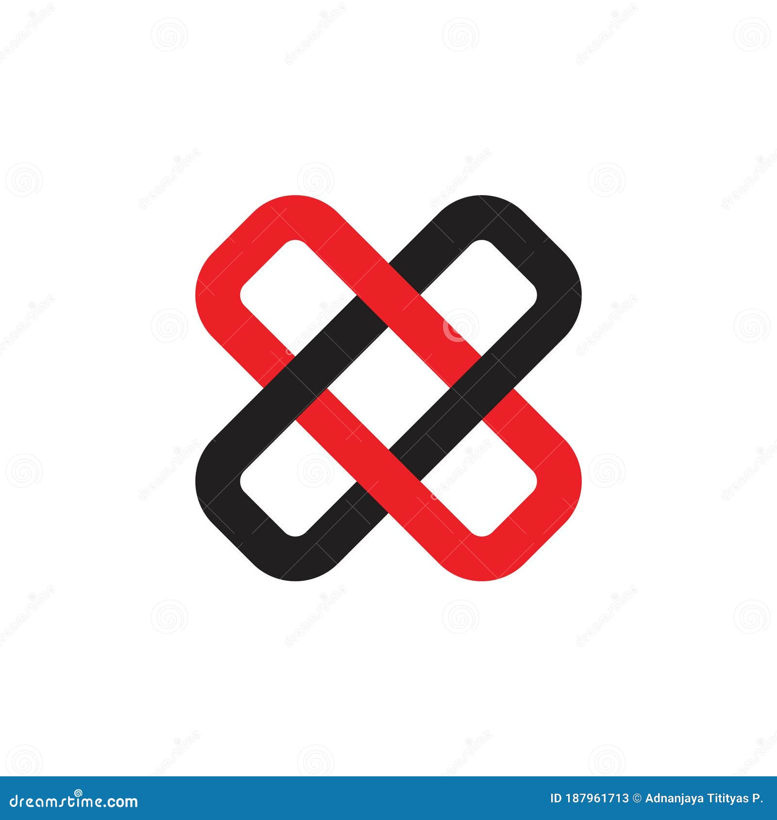 Letter x linked lines logo stock vector. Illustration of lines - 187961713