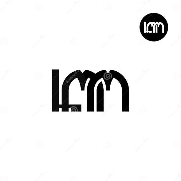 Letter LMM Monogram Logo Design Stock Vector - Illustration of letter ...