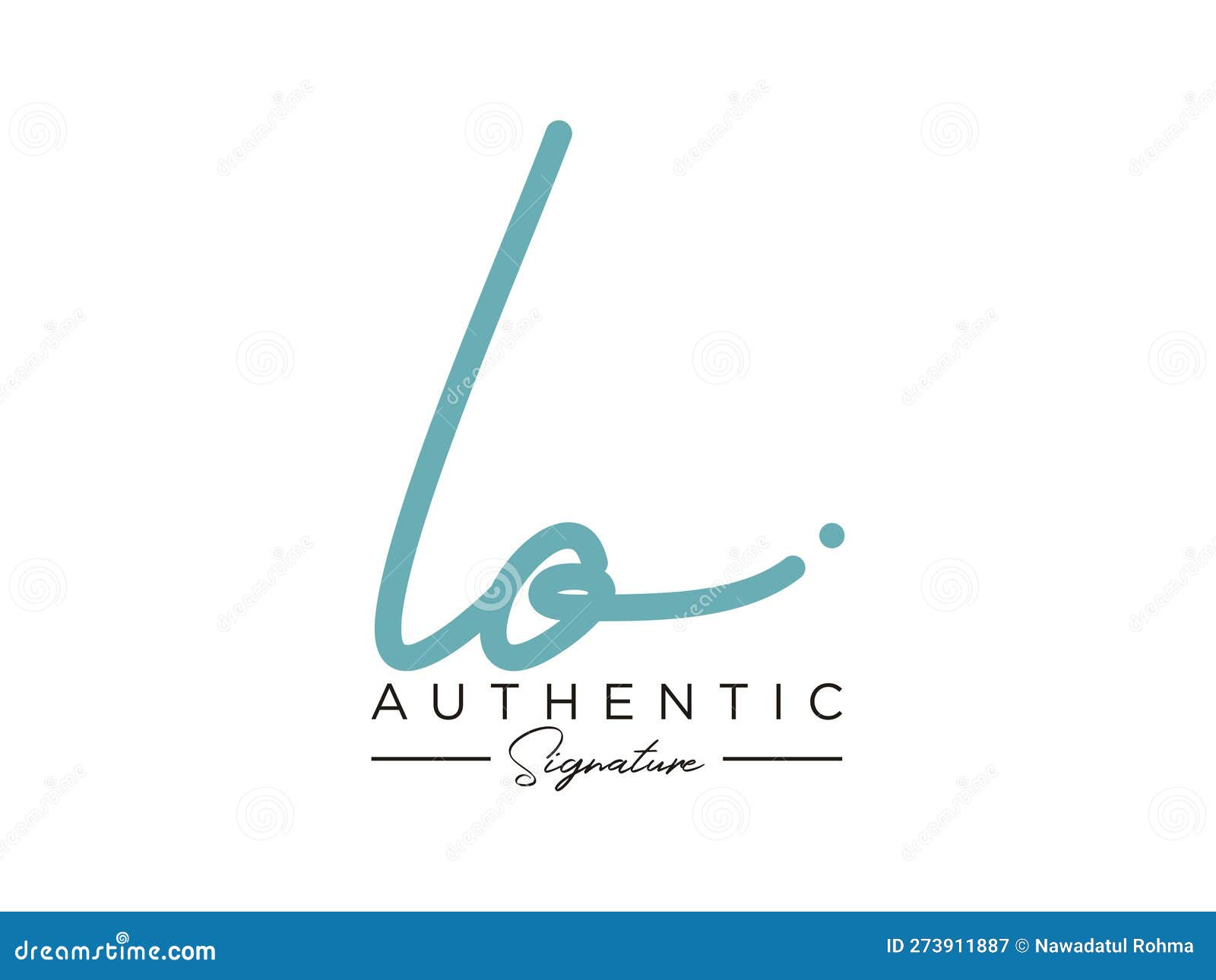 Letter LO Signature Logo Template Vector Stock Vector - Illustration of ...