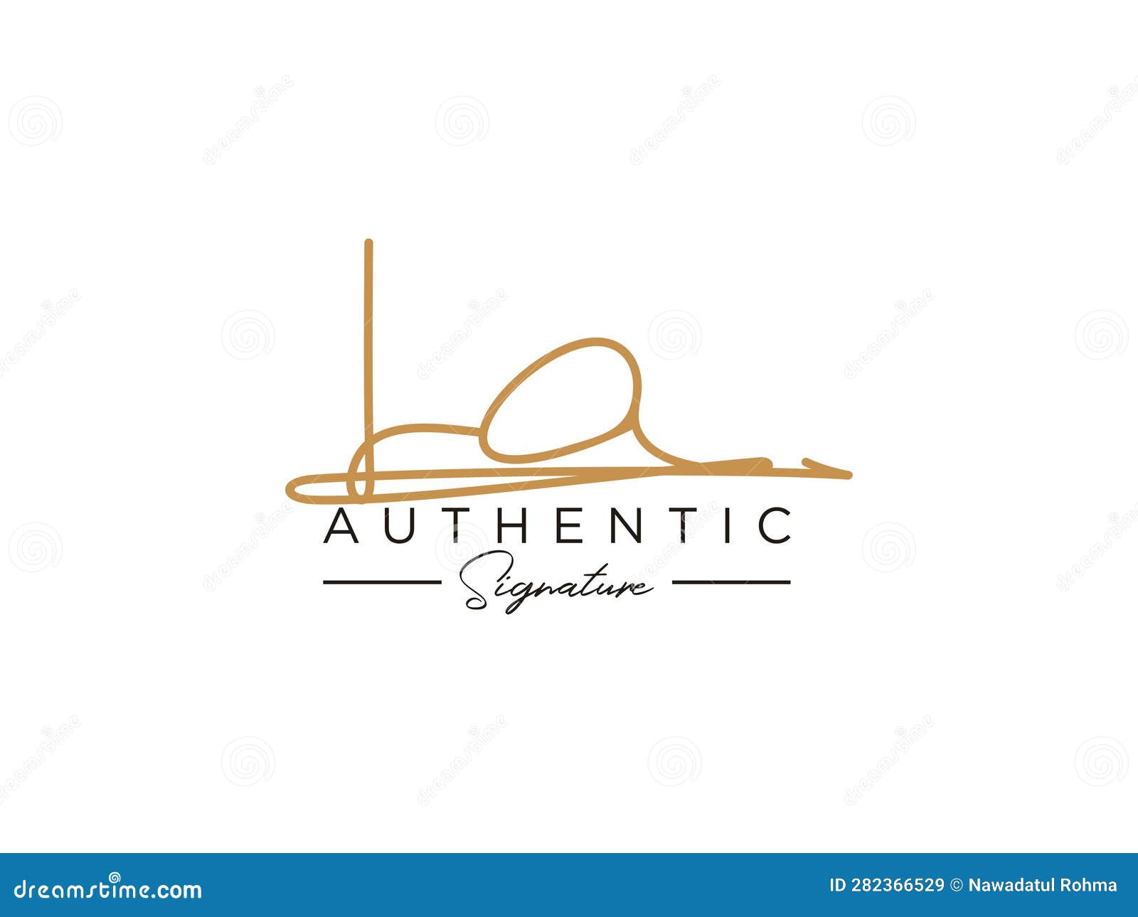 Letter LO Signature Logo Template Vector Stock Illustration ...