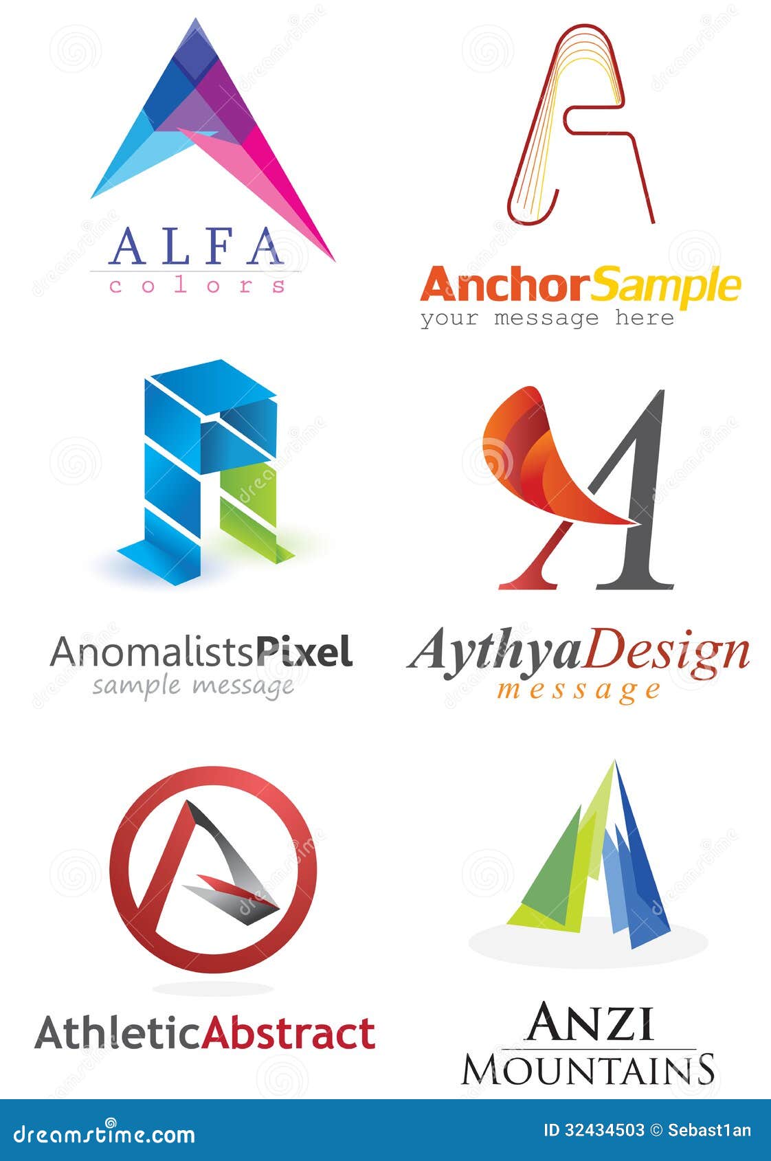Letter a Logo stock vector. Illustration of culture, graphic - 32434503