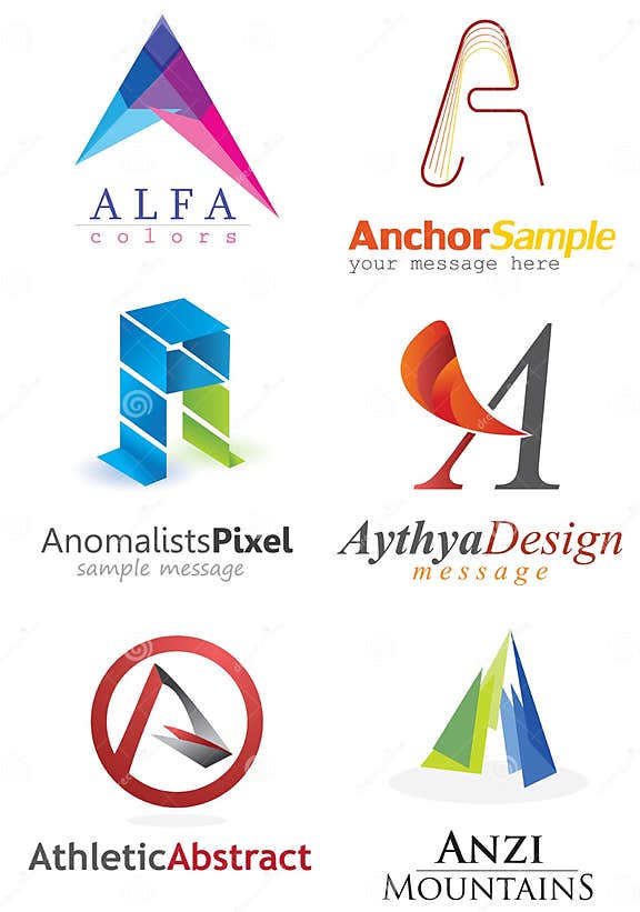 Letter a Logo stock vector. Illustration of culture, graphic - 32434503