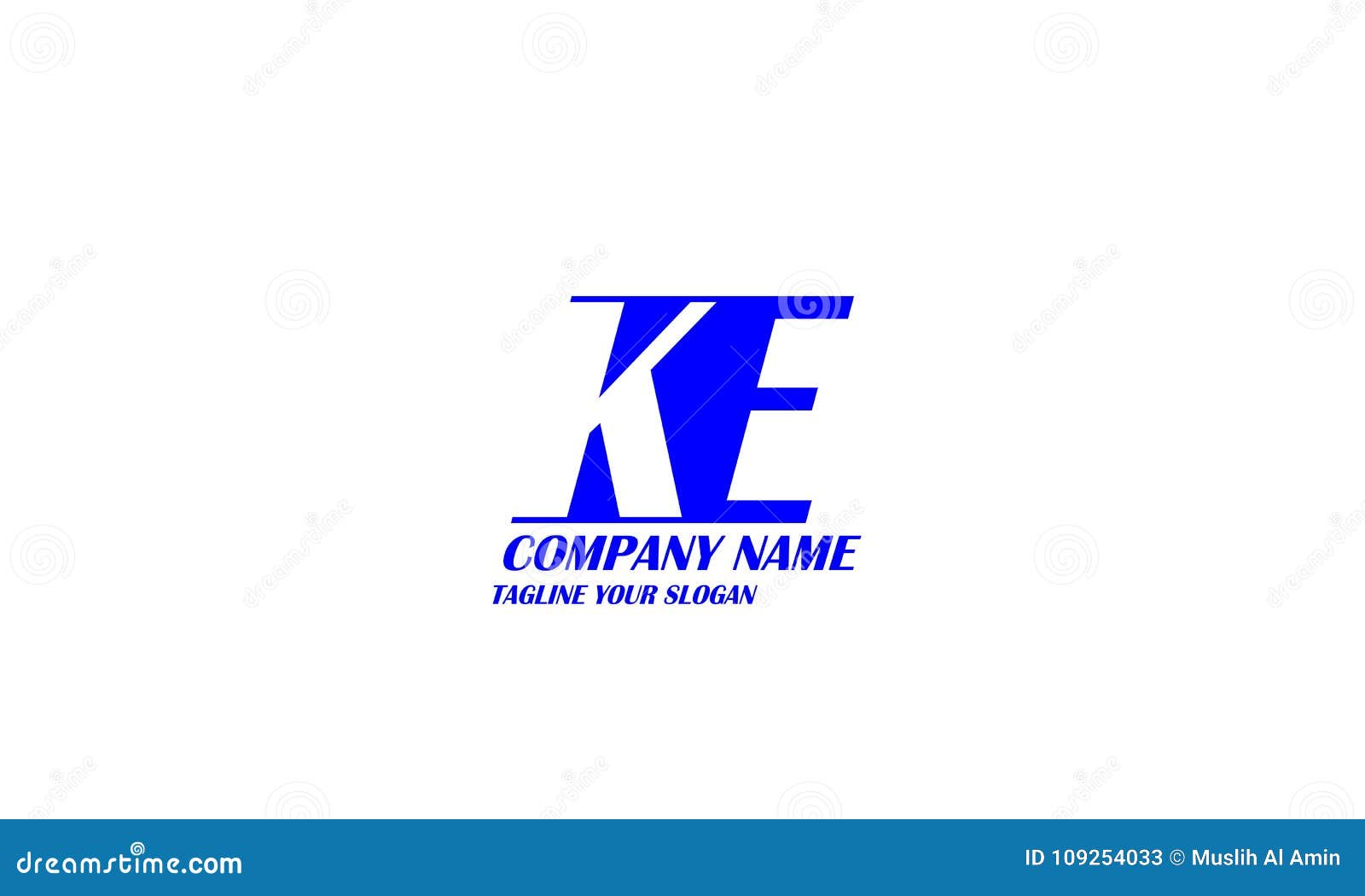 KE, K E Letter Logo Vector Design. Stock Vector - Illustration of ...