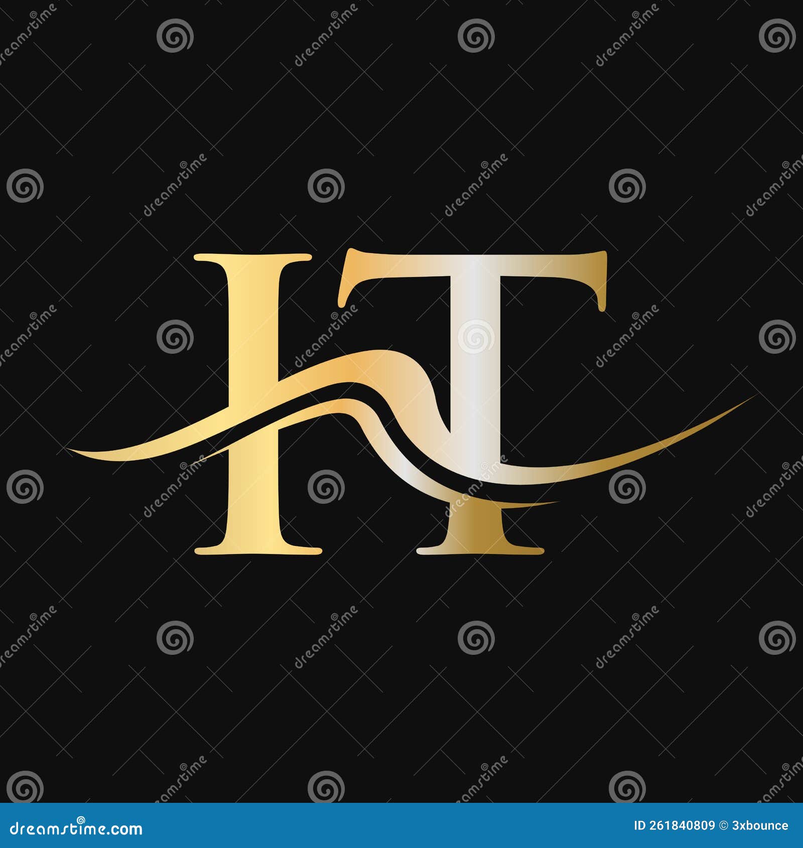 Letter it Logo Design. Initial it Logotype Template for Business and ...