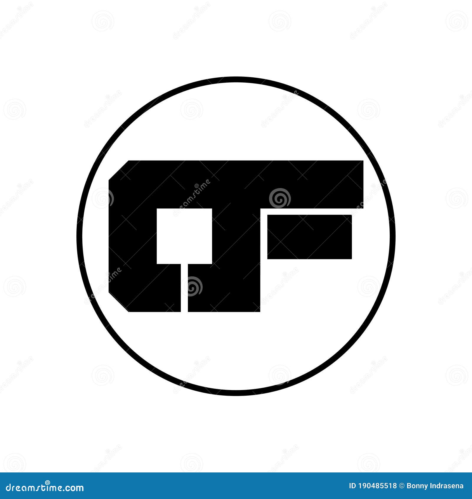 Of Letter Logo Design with Simple Style Stock Vector - Illustration of ...