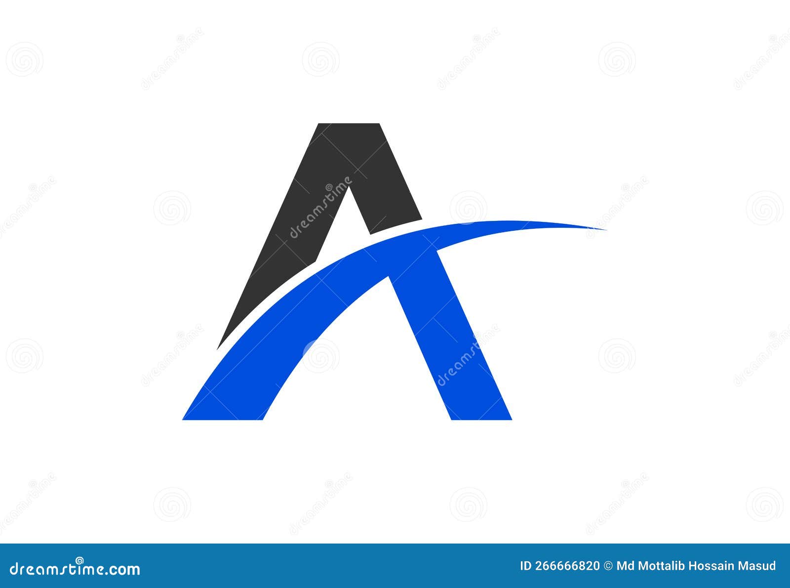 Letter a Logo Design Template, Vector Illustration Stock Illustration ...