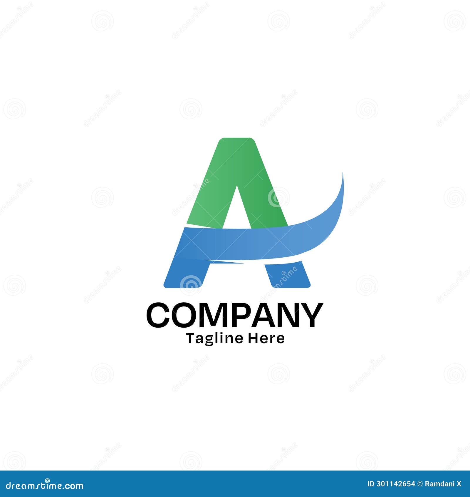 Letter a Professional Logo Design Stock Vector - Illustration of ...