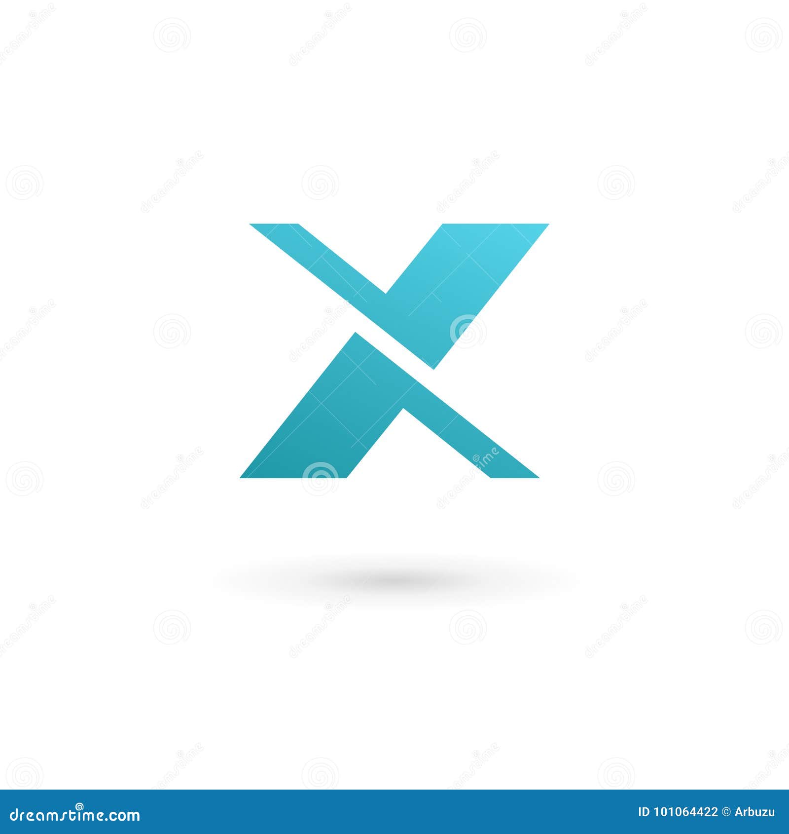 Letter X Logo Icon Design Template Elements Stock Vector - Illustration ...