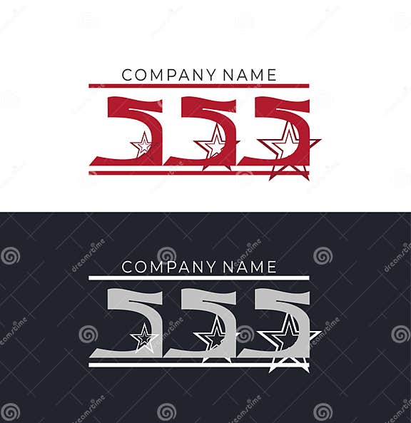 Letter 5, 555 Logo Icon Design Template Elements. Elegant Rich Logo ...