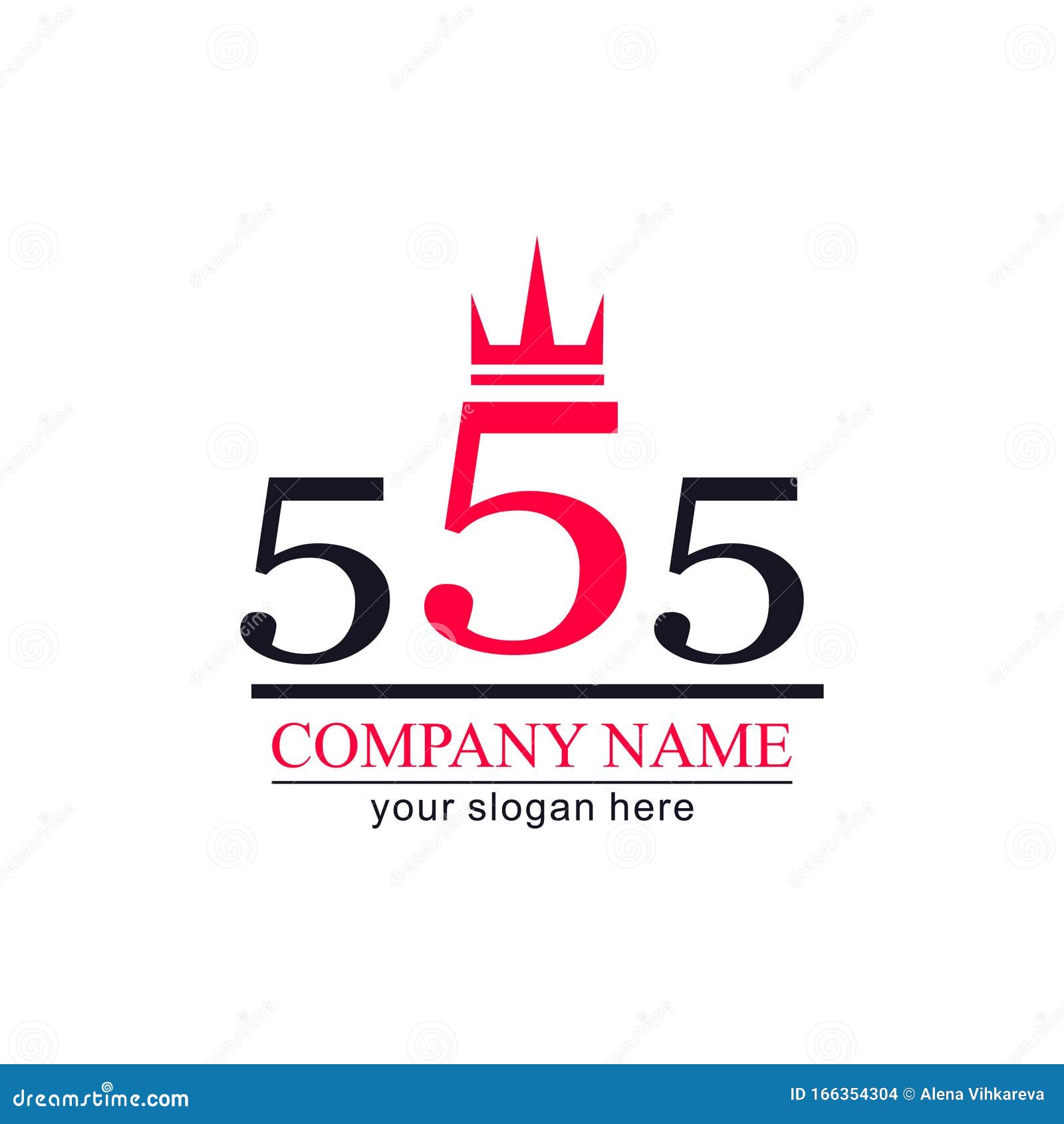 Letter 5, 555 Logo Icon Design Template Elements. Elegant Rich Logo ...