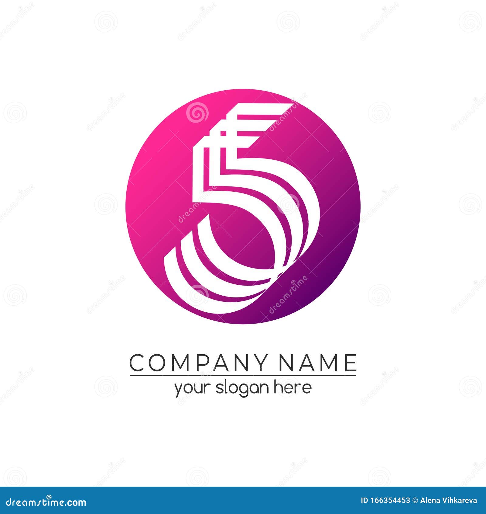 Letter 5, 555 Logo Icon Design Template Elements. Elegant Rich Logo ...