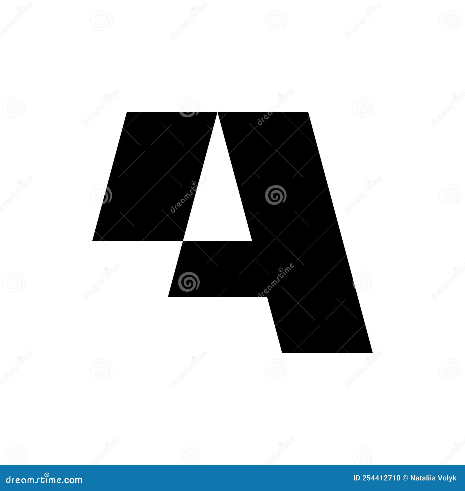 Letter a Logo or Icon Design Stock Vector - Illustration of mega ...