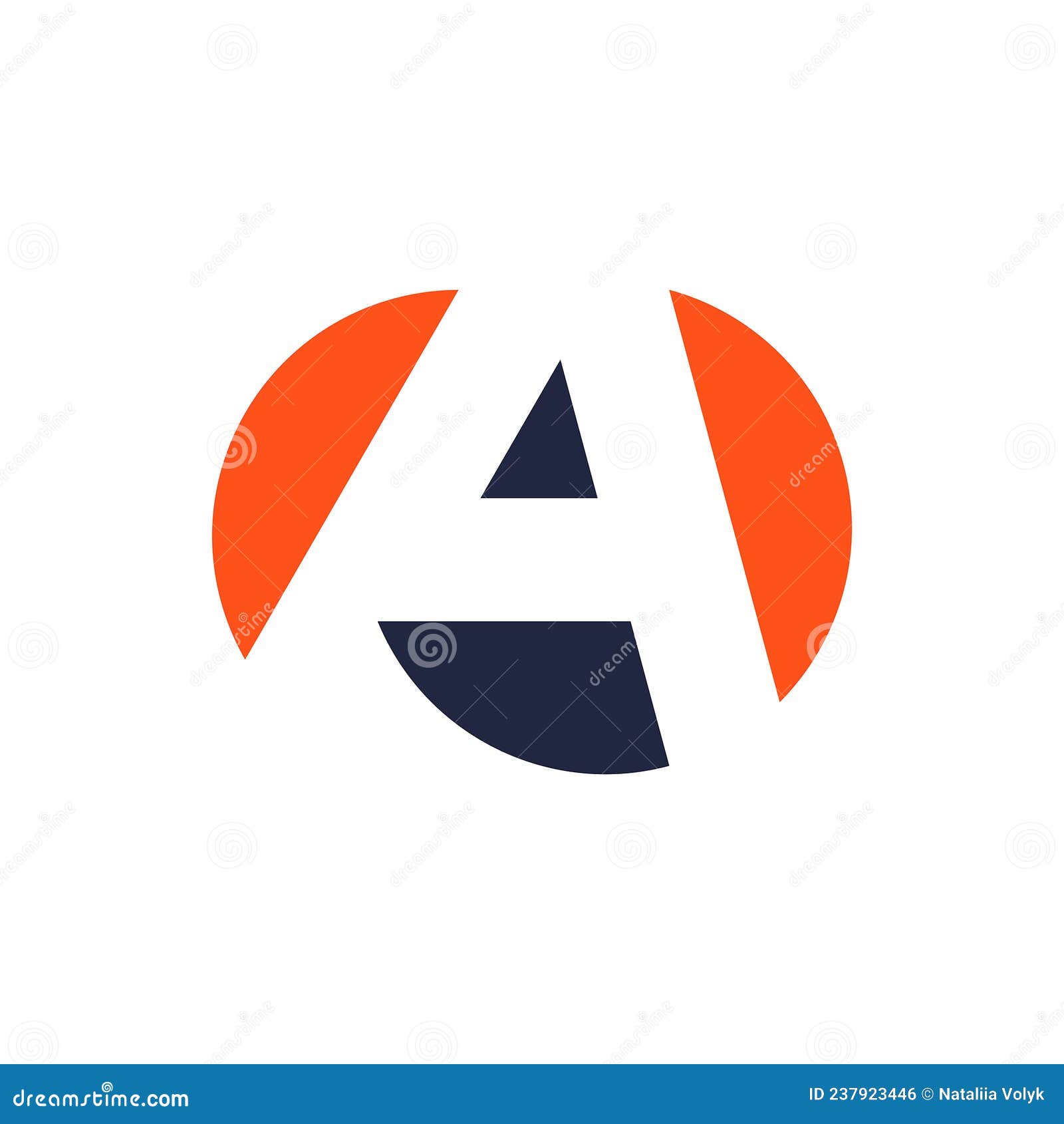 Letter a logo. Icon design stock vector. Illustration of company ...