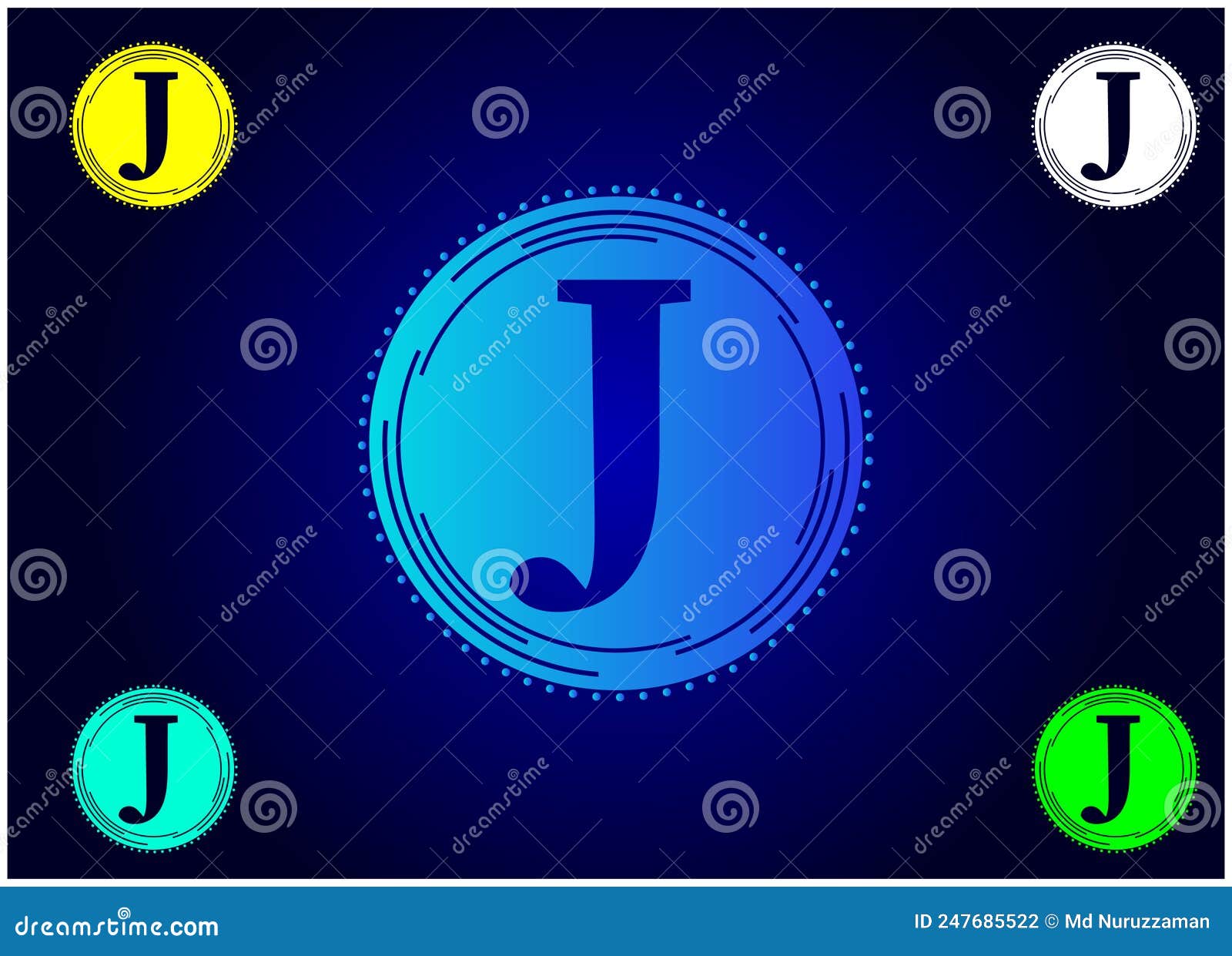 Letter Logo and Icon Design Template Stock Vector - Illustration of ...