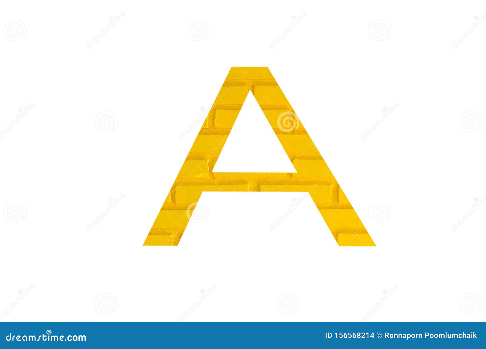 Letter a Logo Icon Design Yellow Wall Stock Photo - Image of abstract ...