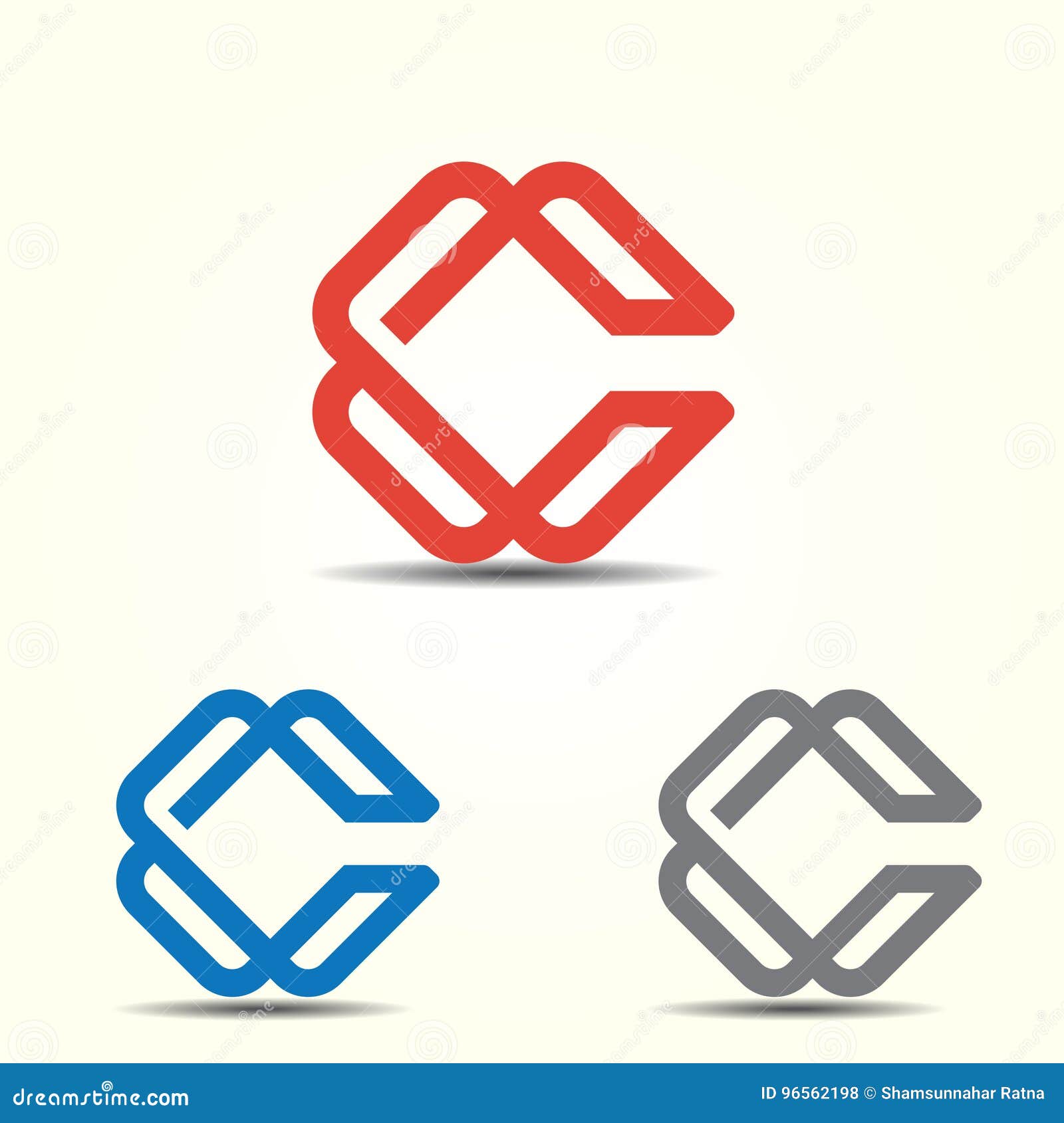 Letter Logo Marks for Letter C. Stock Vector - Illustration of isolated ...