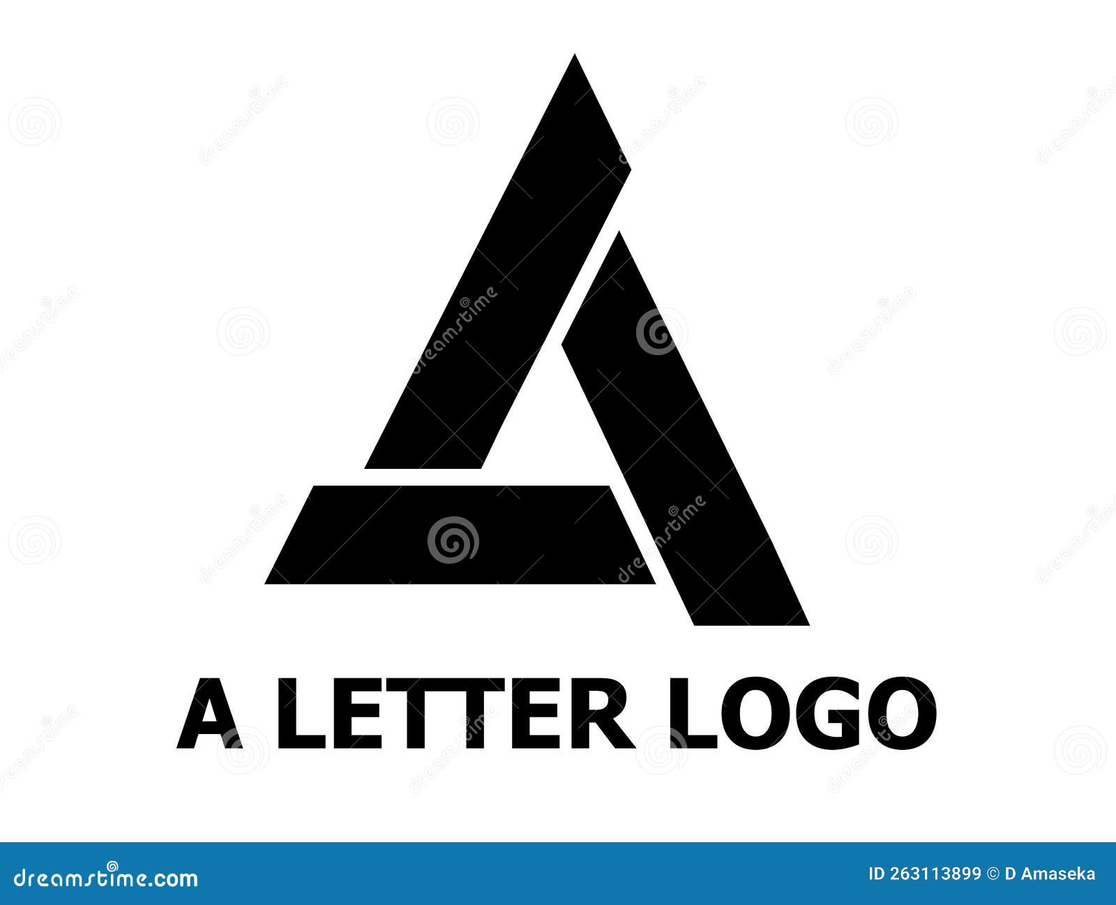 Letter a Logo Minimalist Design Stock Vector - Illustration of race ...