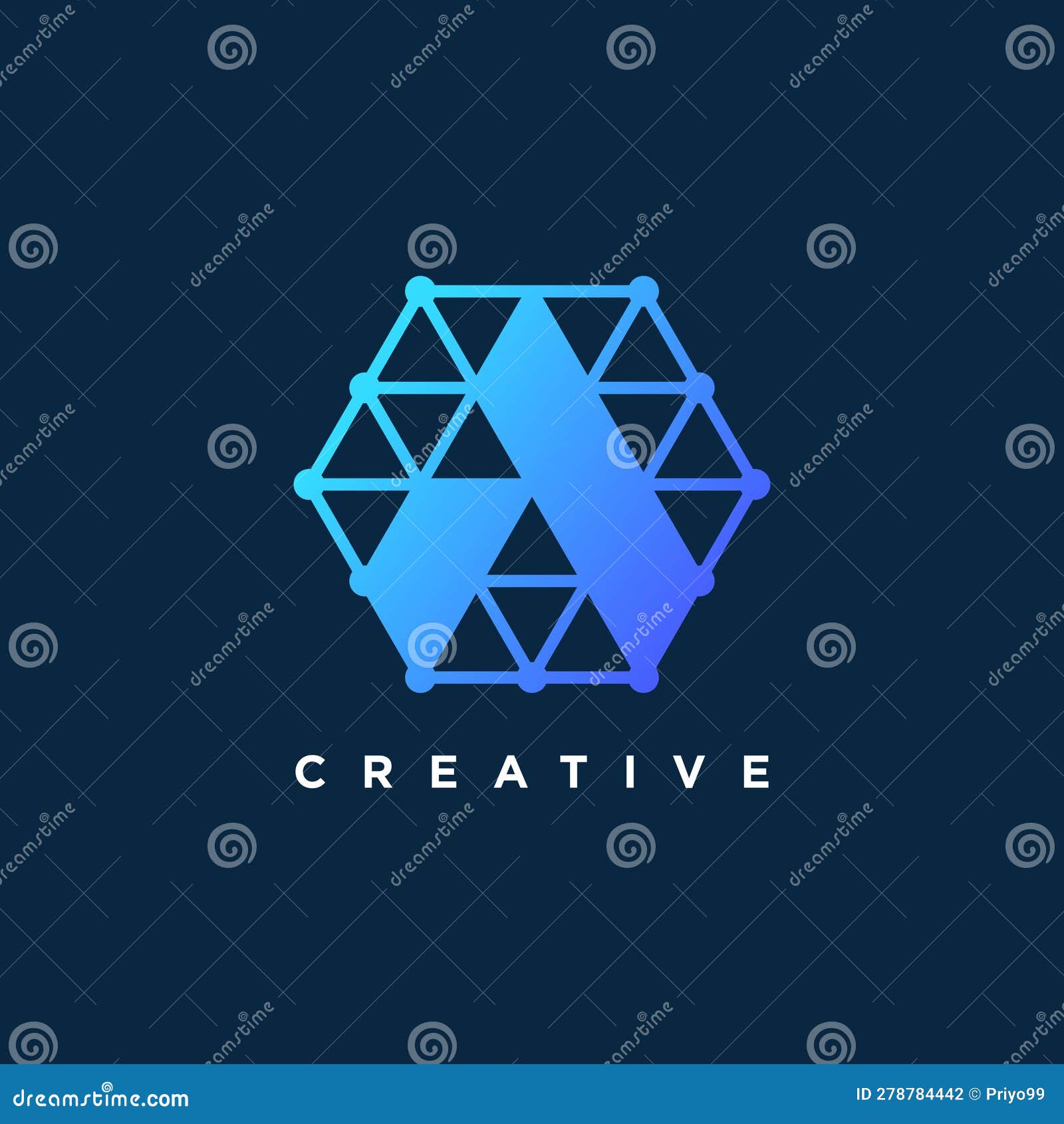 Letter Logo a with Technology Concept Premium Vector Stock Vector ...