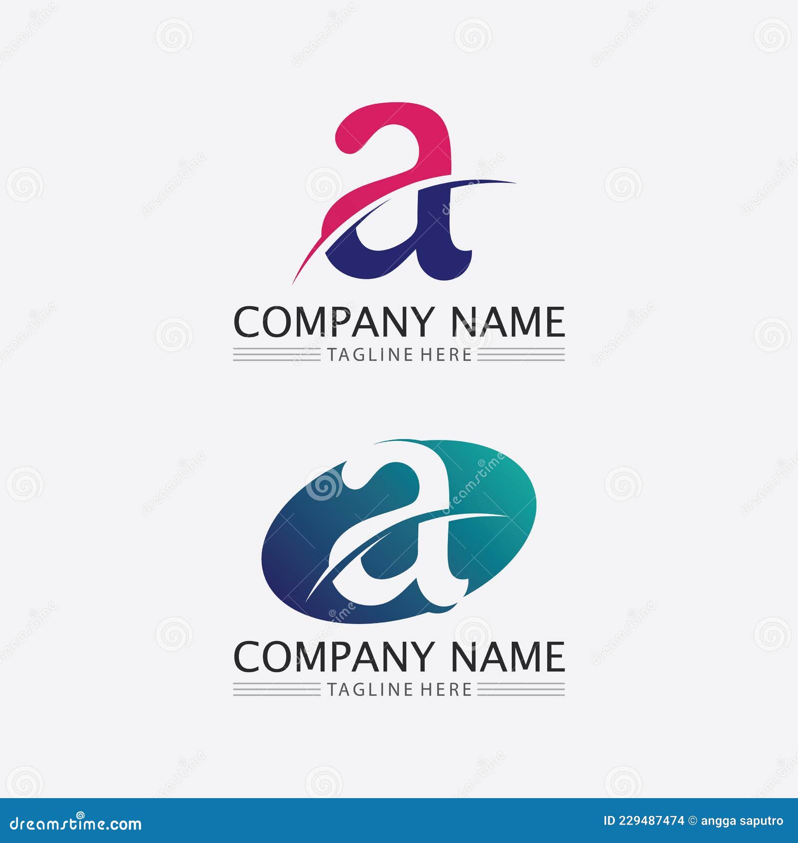 A Letter Logo Template stock vector. Illustration of faster - 229487474