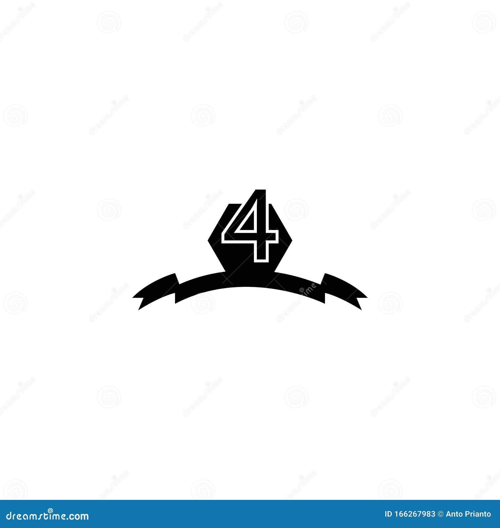 4 Letter Logo Vector Design Template Stock Vector - Illustration of ...