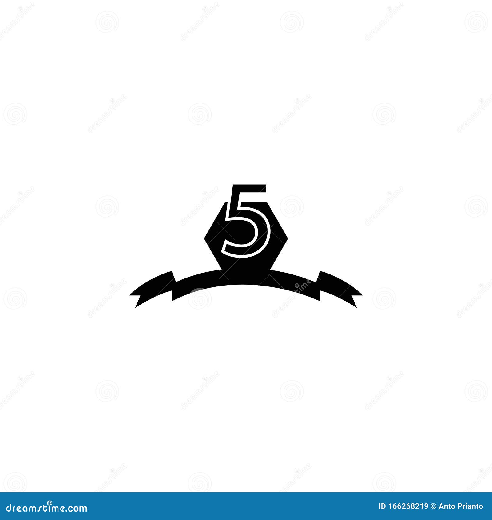 5 Letter Logo Vector Design Template Stock Vector - Illustration of ...