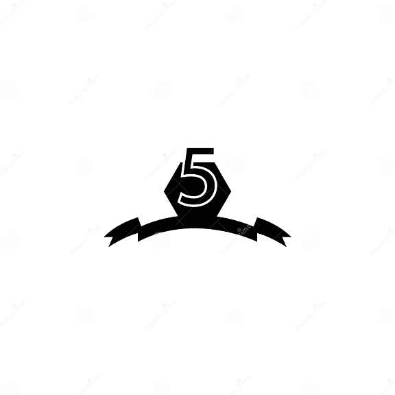 5 Letter Logo Vector Design Template Stock Vector - Illustration of ...