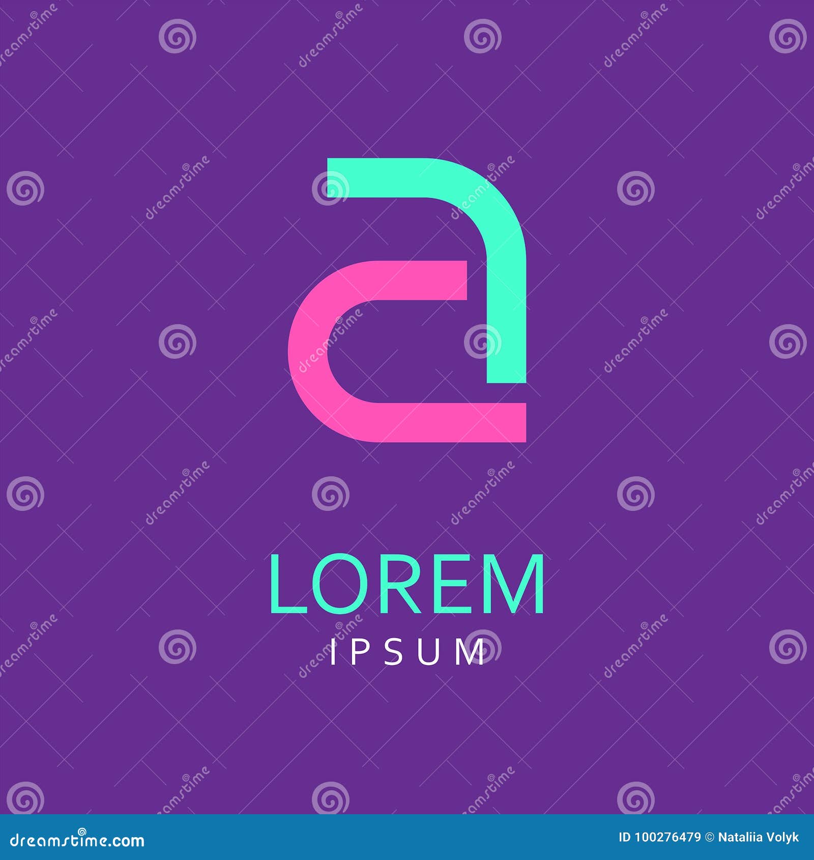 A Letter Logo. Vector Icon stock vector. Illustration of marketing ...