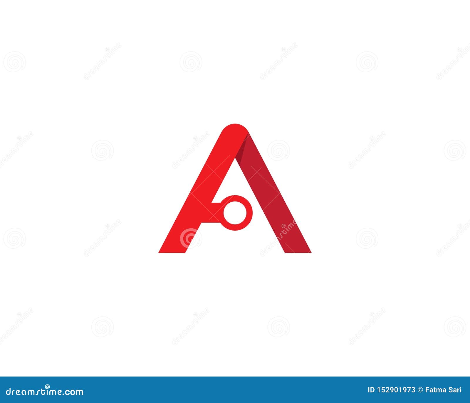 A letter logo vector stock vector. Illustration of computer - 152901973