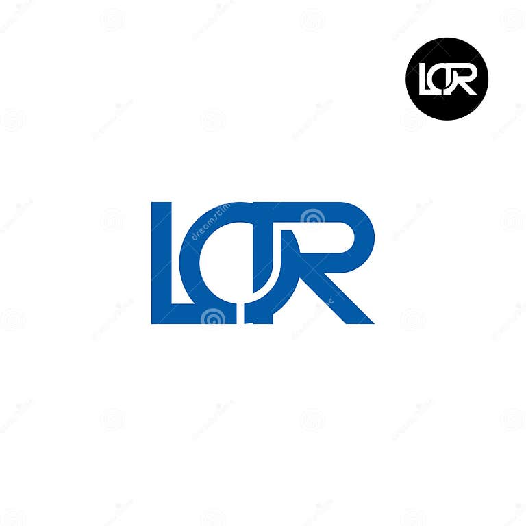 Letter LOR Monogram Logo Design Stock Illustration - Illustration of ...