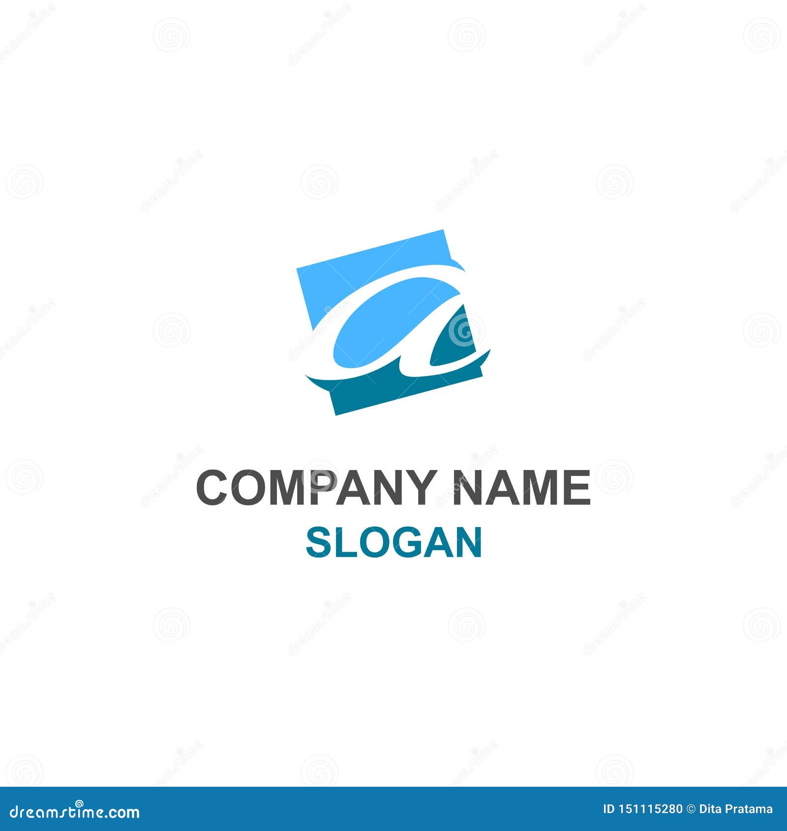 A Letter Lowercase Initial Logo. Stock Illustration - Illustration of ...