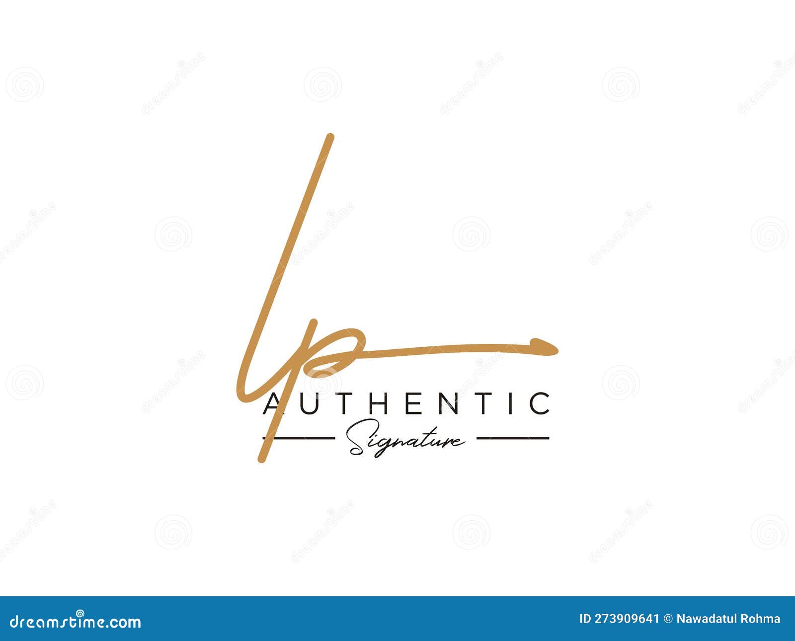 Letter LP Signature Logo Template Vector Stock Vector - Illustration of ...