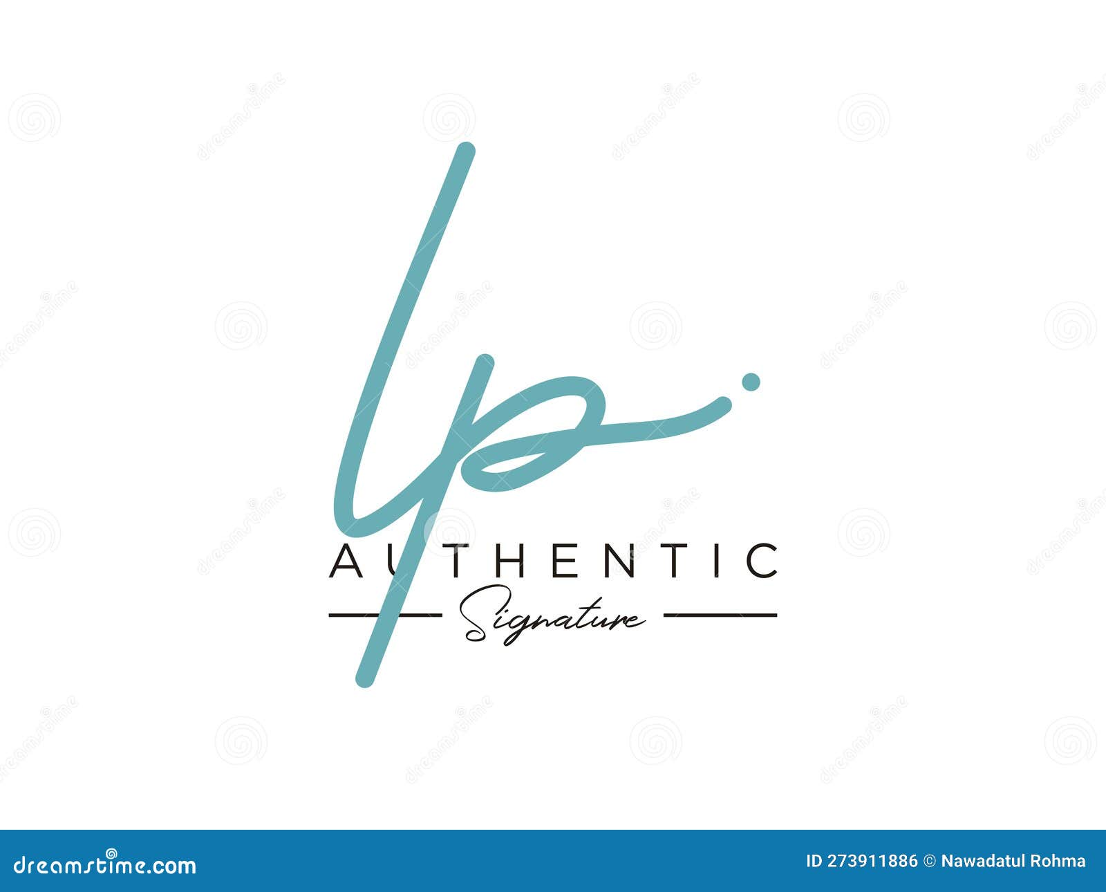 Letter LP Signature Logo Template Vector Stock Vector - Illustration of ...