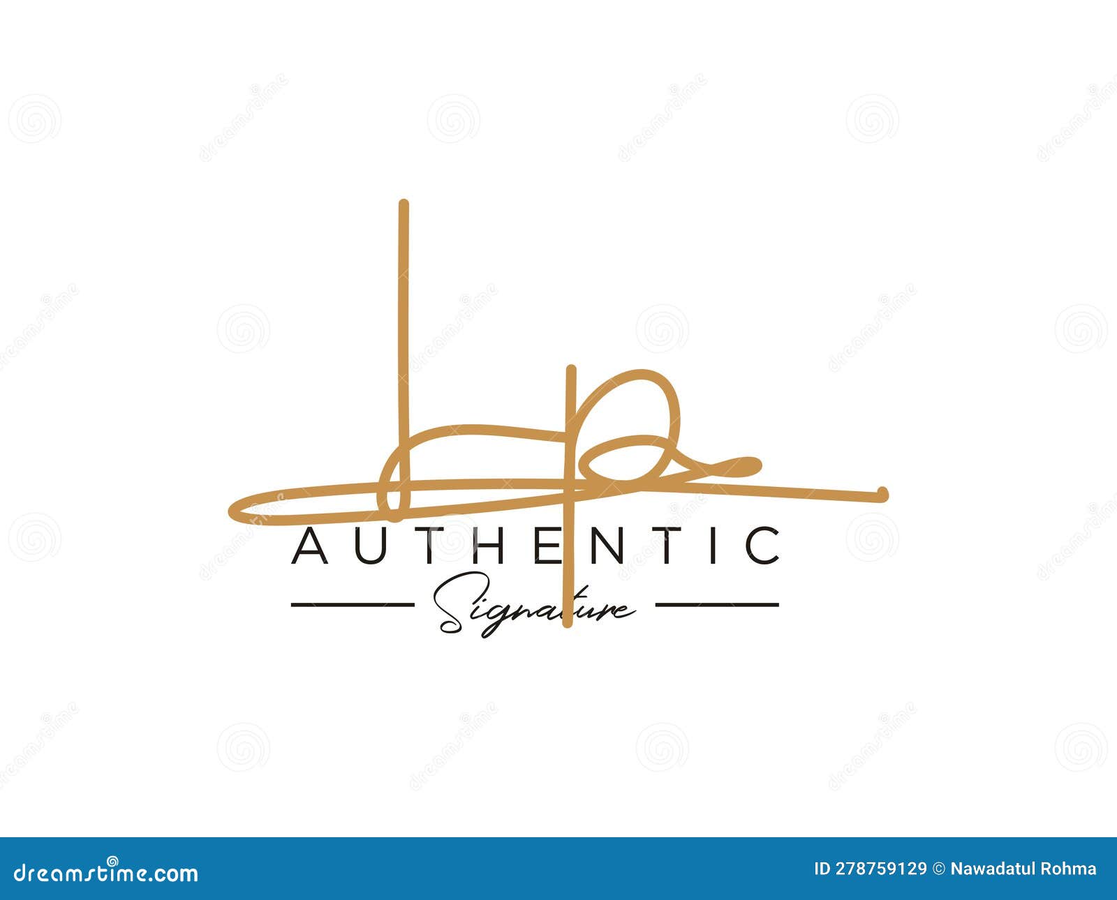 Letter LP Signature Logo Template Vector Stock Vector - Illustration of ...