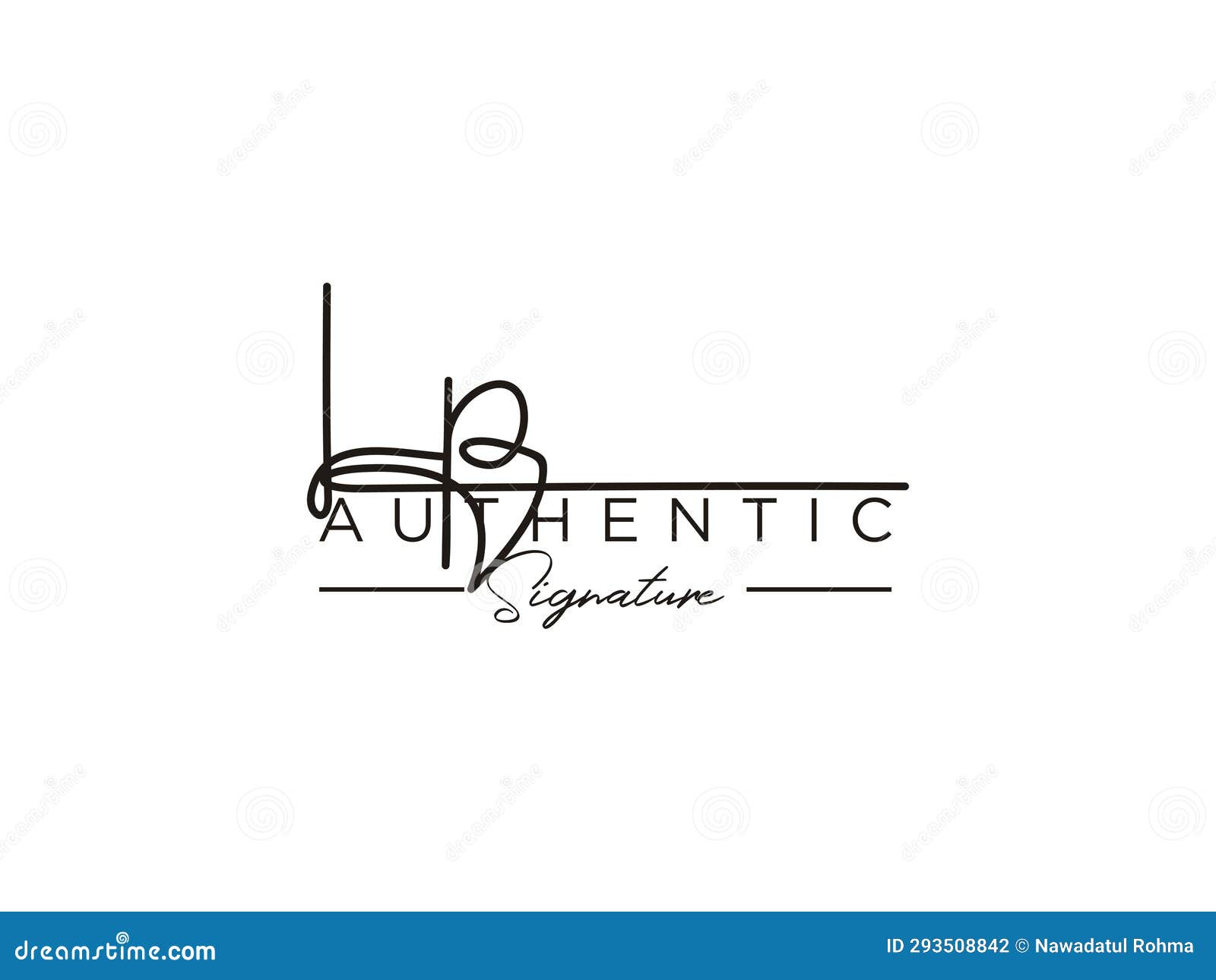 Letter LP Signature Logo Template Vector Stock Vector - Illustration of ...