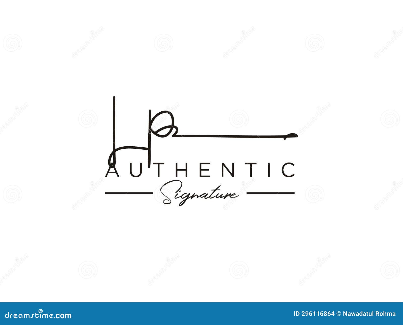Letter LP Signature Logo Template Vector Stock Vector - Illustration of ...