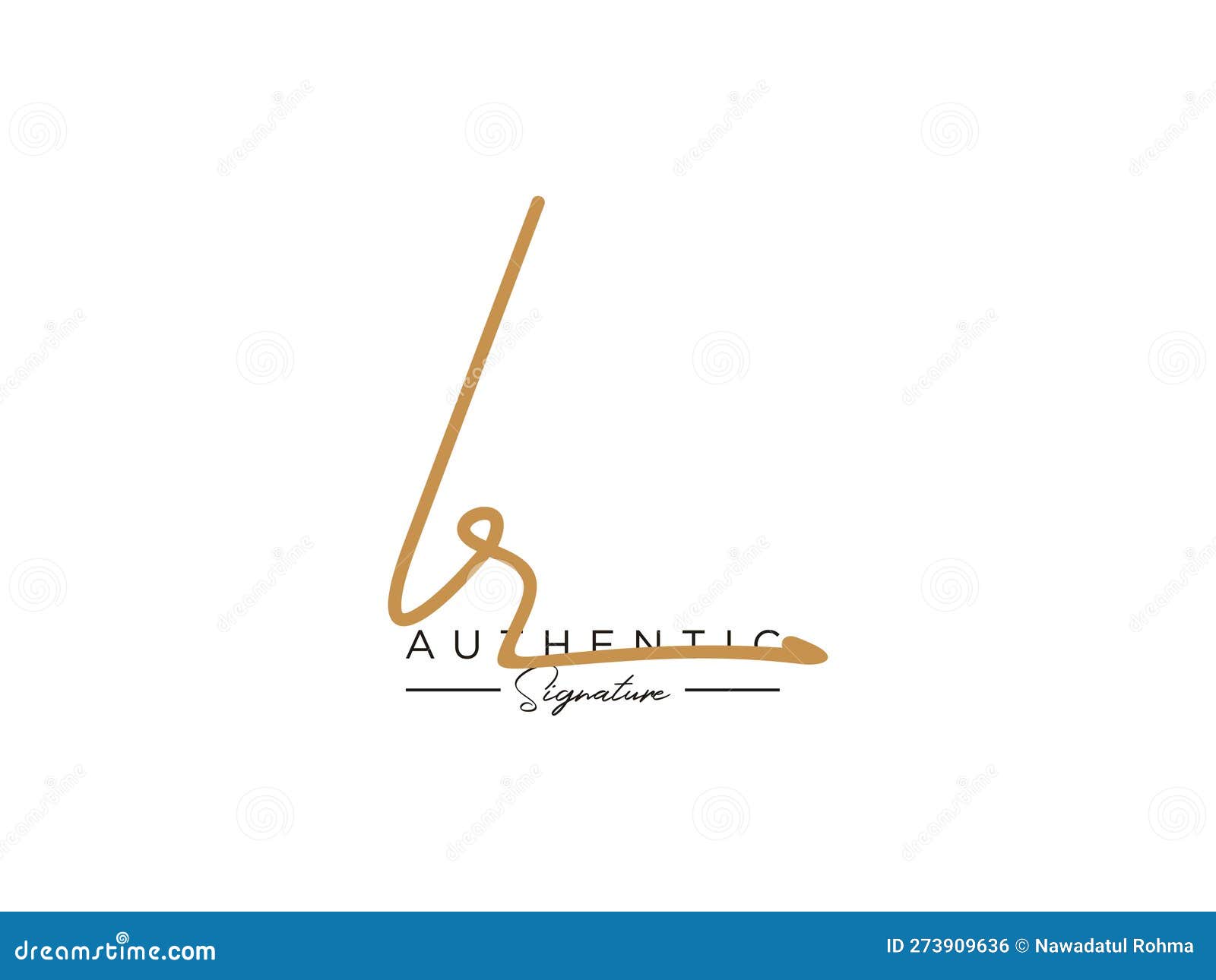 Letter LR Signature Logo Template Vector Stock Vector - Illustration of ...