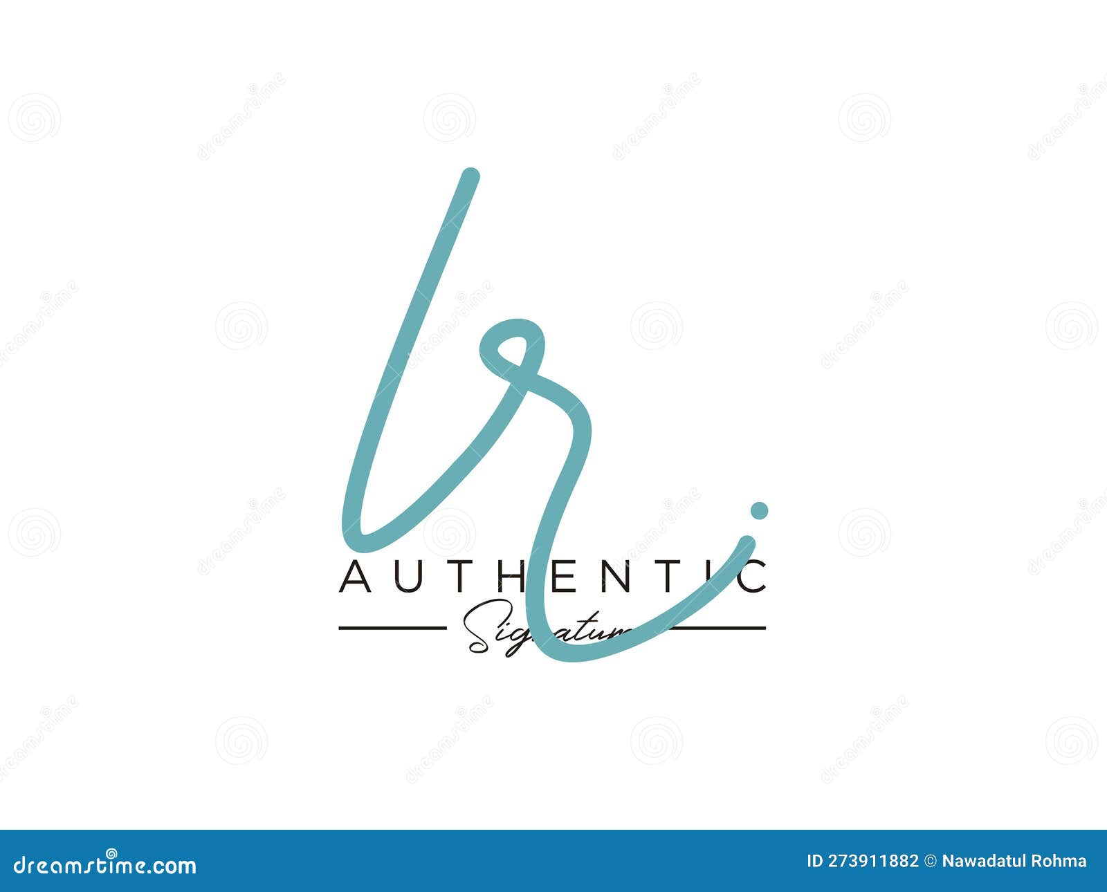 Letter LR Signature Logo Template Vector Stock Vector - Illustration of ...