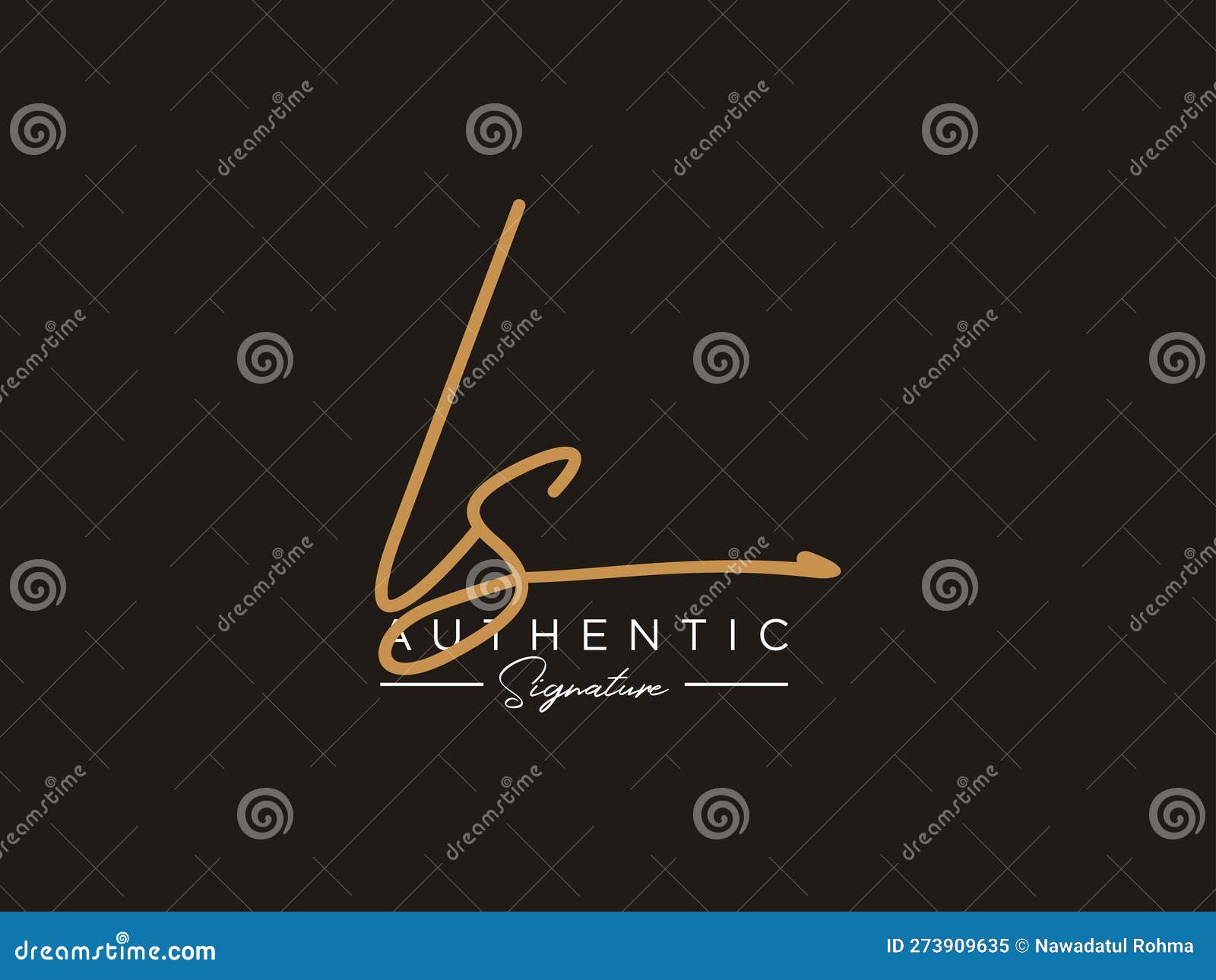 Letter LS Signature Logo Template Vector Stock Vector - Illustration of ...