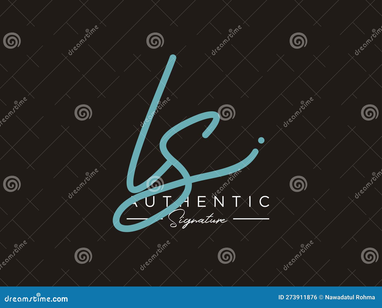 Letter LS Signature Logo Template Vector Stock Vector - Illustration of ...