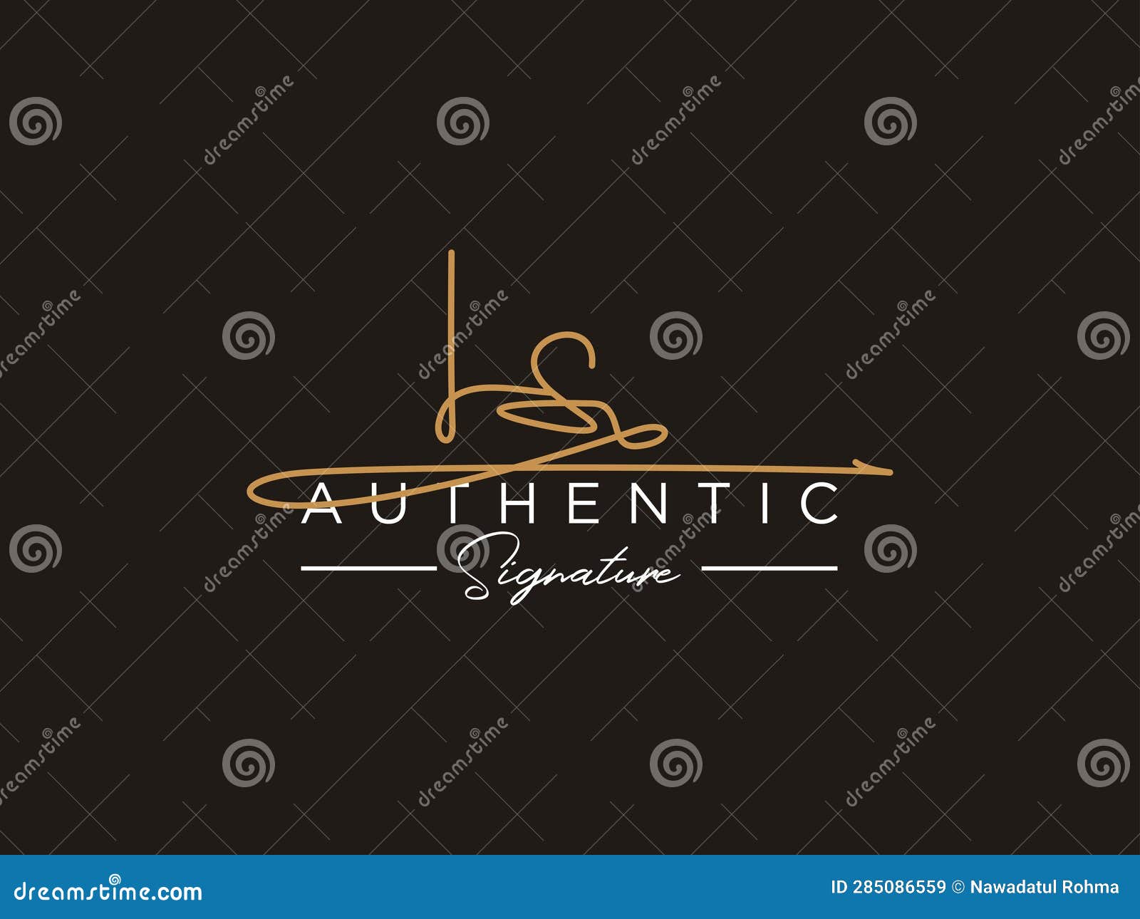 Letter LS Signature Logo Template Vector Stock Vector - Illustration of ...