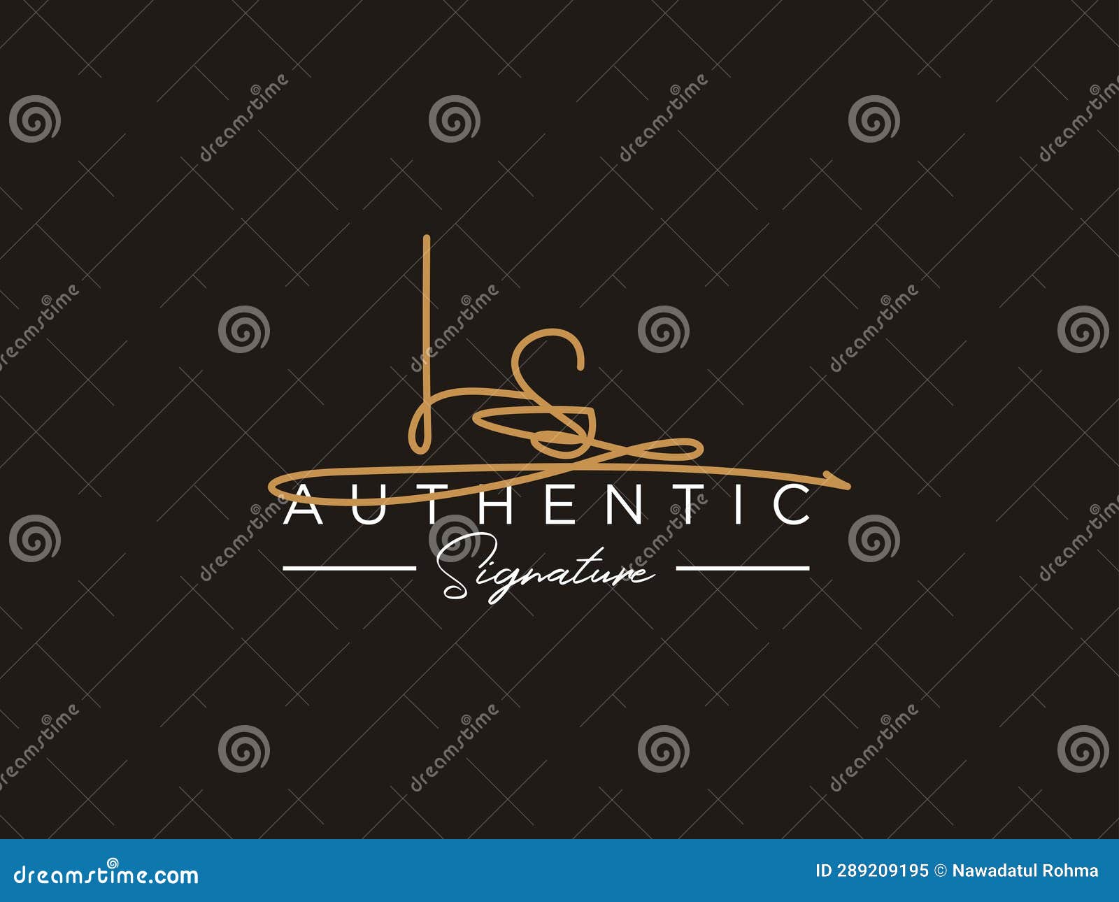 Letter LS Signature Logo Template Vector Stock Vector - Illustration of ...