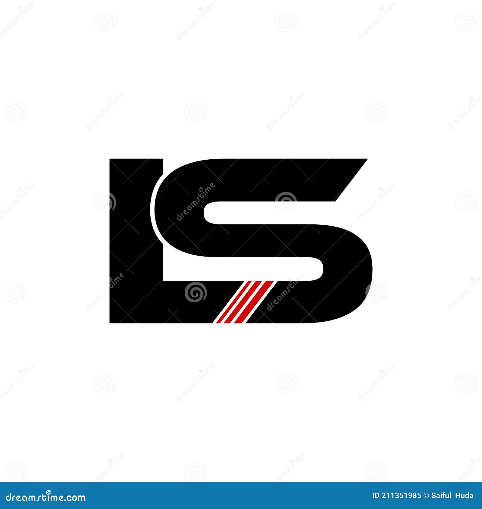 Letter LS Simple Monogram Logo Icon Design. Stock Vector - Illustration ...