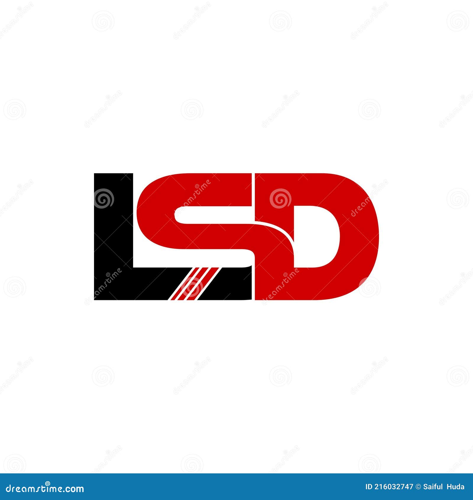Letter LSD Simple Monogram Logo Icon Design. Stock Vector ...