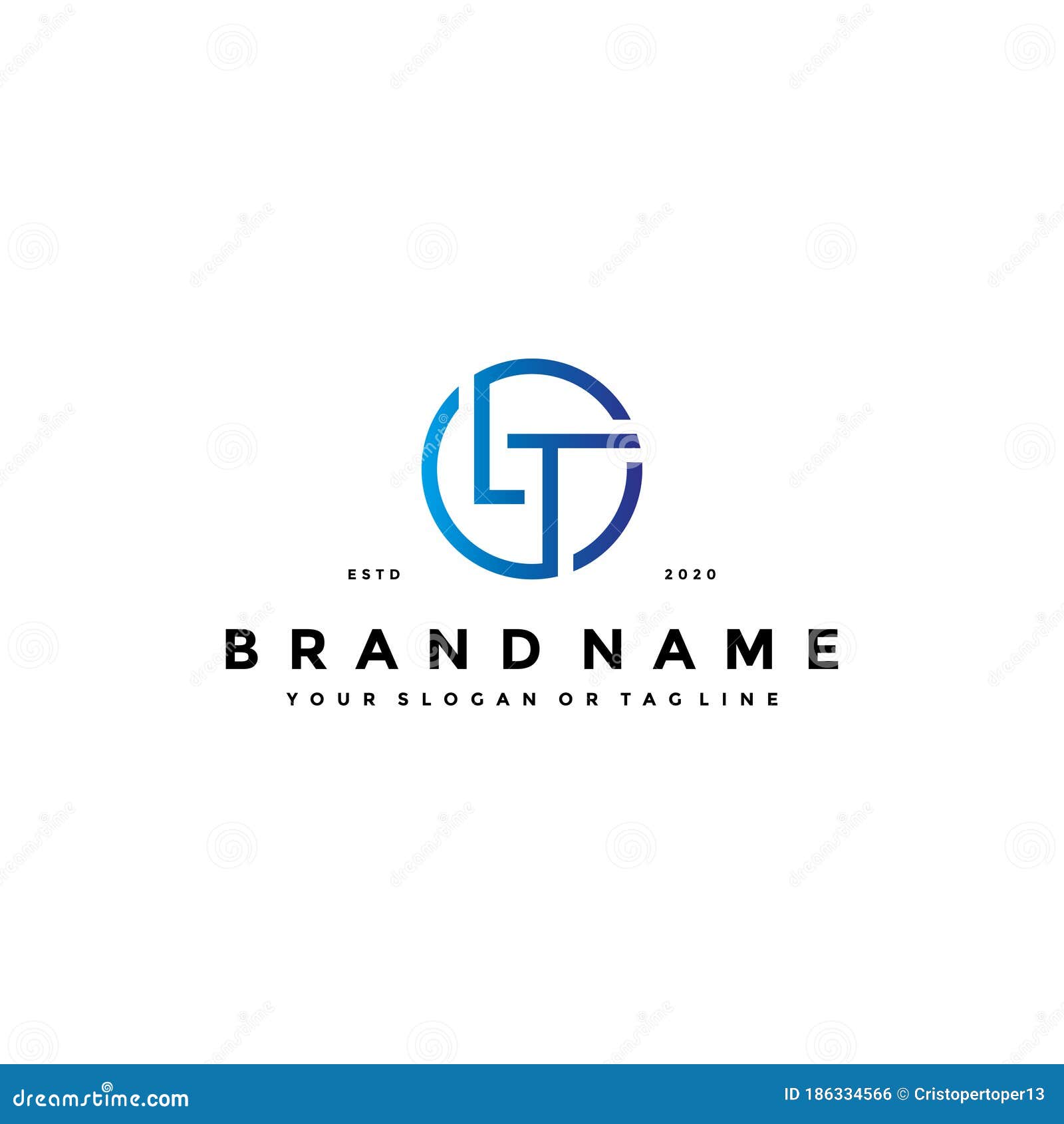 Letter LT Logo Design Vector Stock Vector - Illustration of design ...