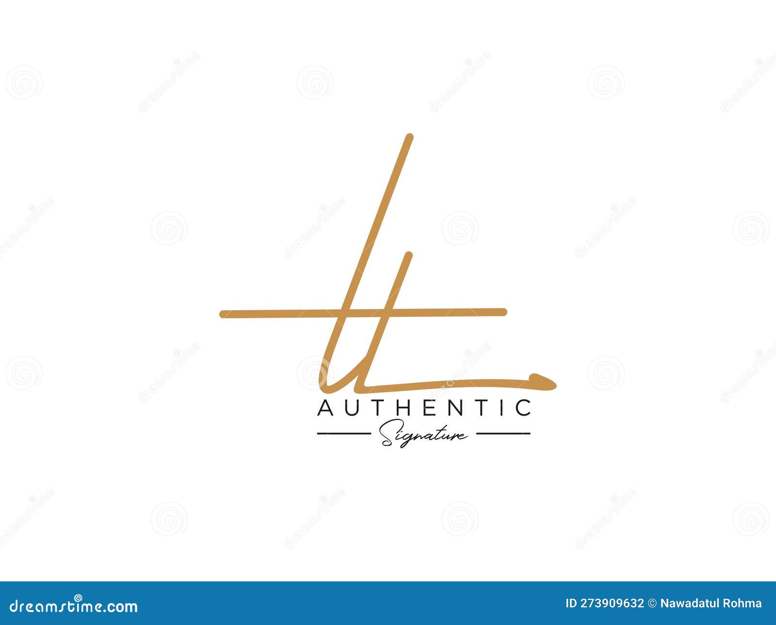 Letter LT Signature Logo Template Vector Stock Vector - Illustration of ...