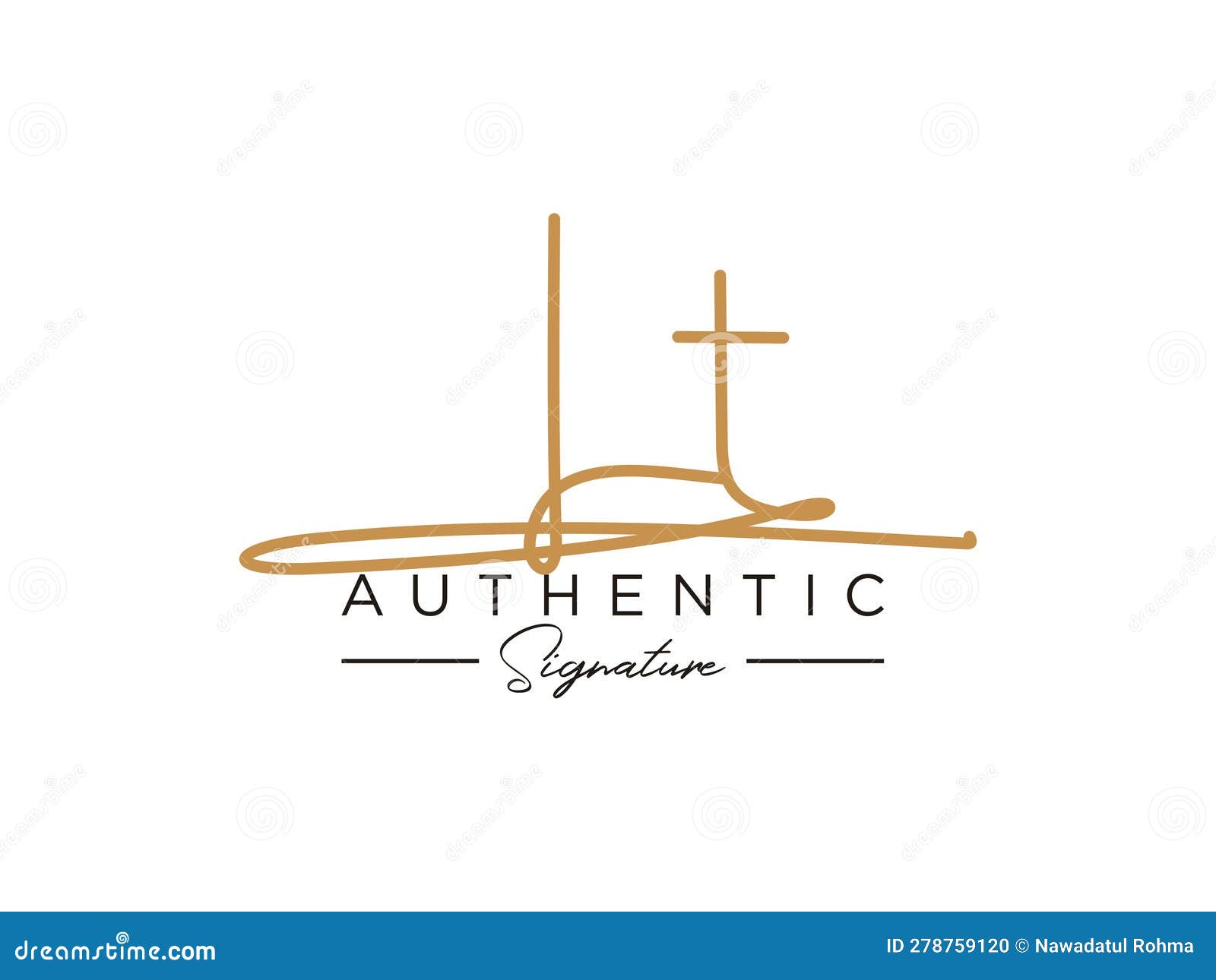 Letter LT Signature Logo Template Vector Stock Vector - Illustration of ...