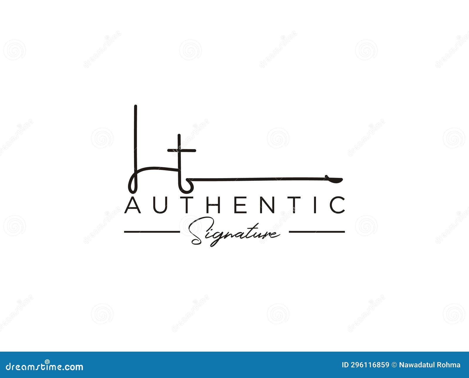 Letter LT Signature Logo Template Vector | CartoonDealer.com #296116859
