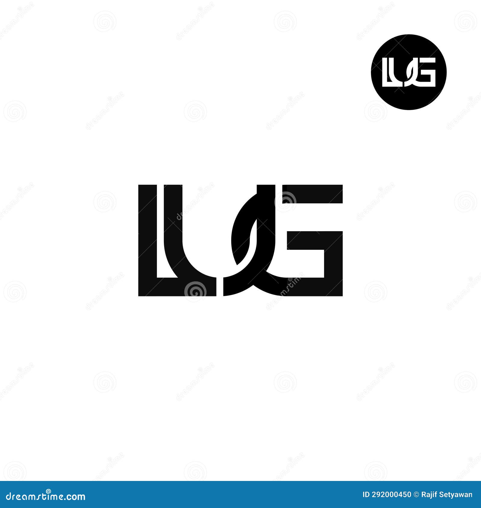 Letter LUG Monogram Logo Design Vector Illustration | CartoonDealer.com ...
