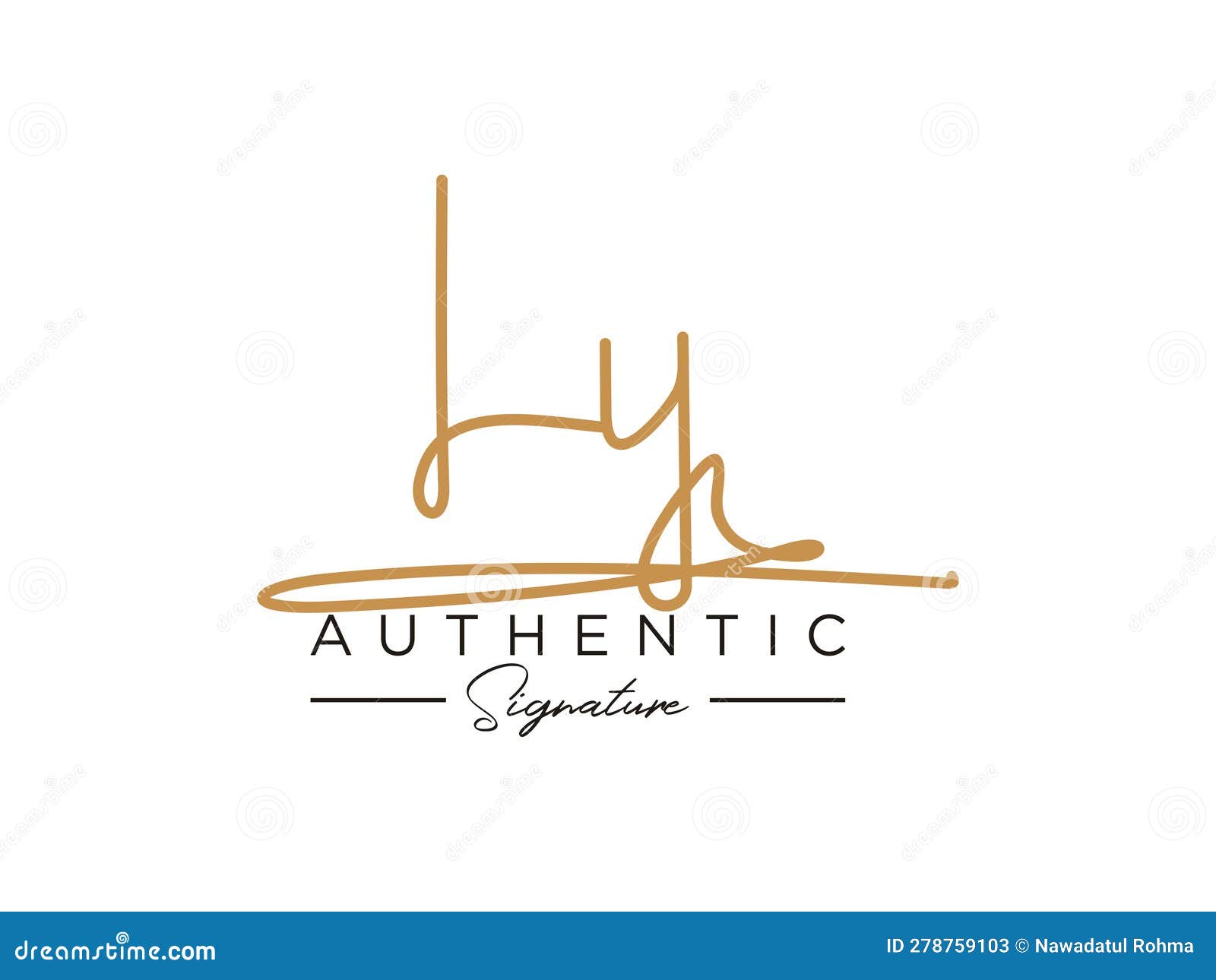 Letter LY Signature Logo Template Vector Stock Vector - Illustration of ...
